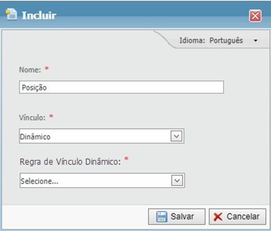Categorias – Central do Cliente